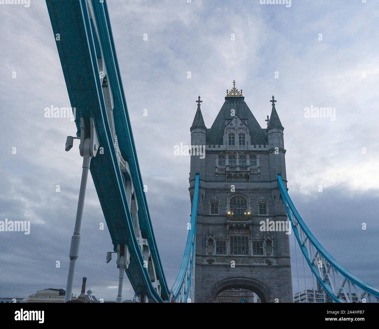 Upward Perspective of the London Bridge Tower Stock Photo - Alamy