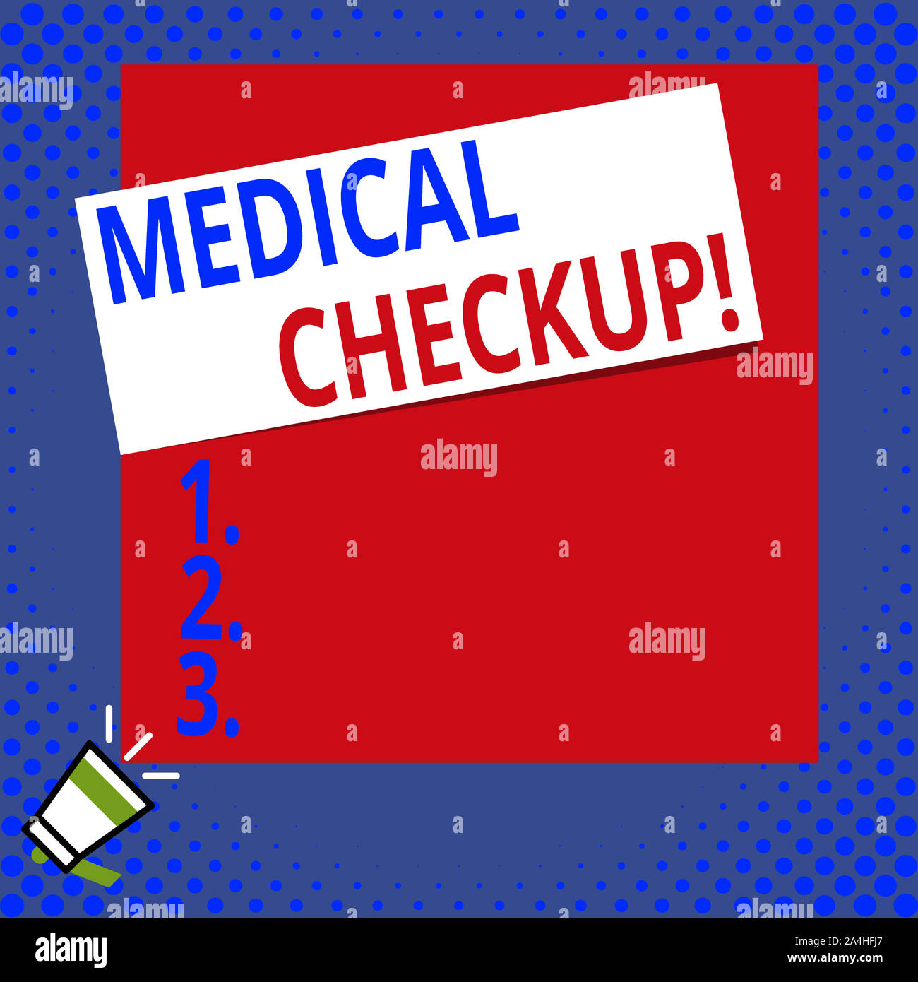 Writing note showing Medical Checkup. Business concept for thorough ...