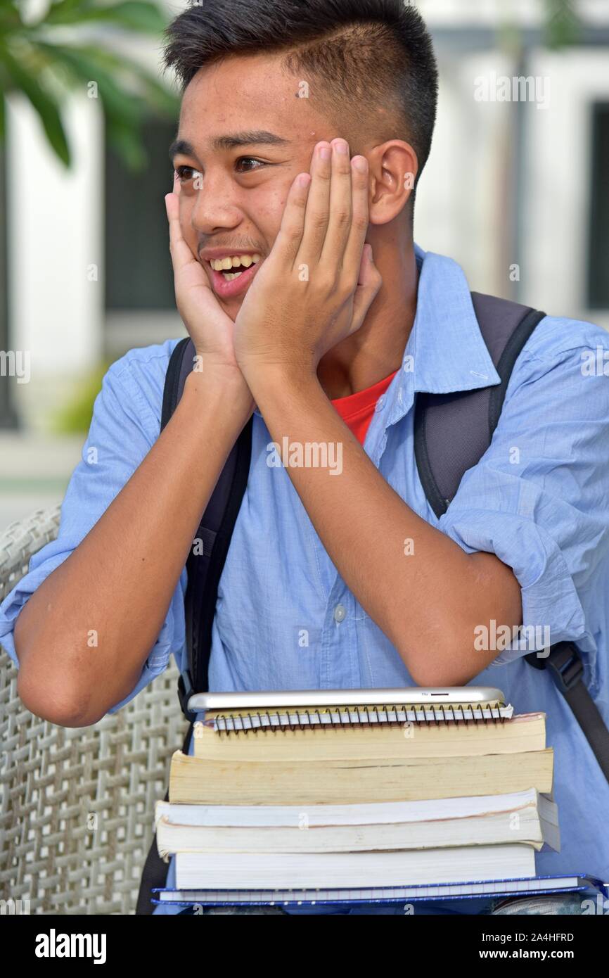 Surprised Youthful Filipino Person Stock Photo - Alamy