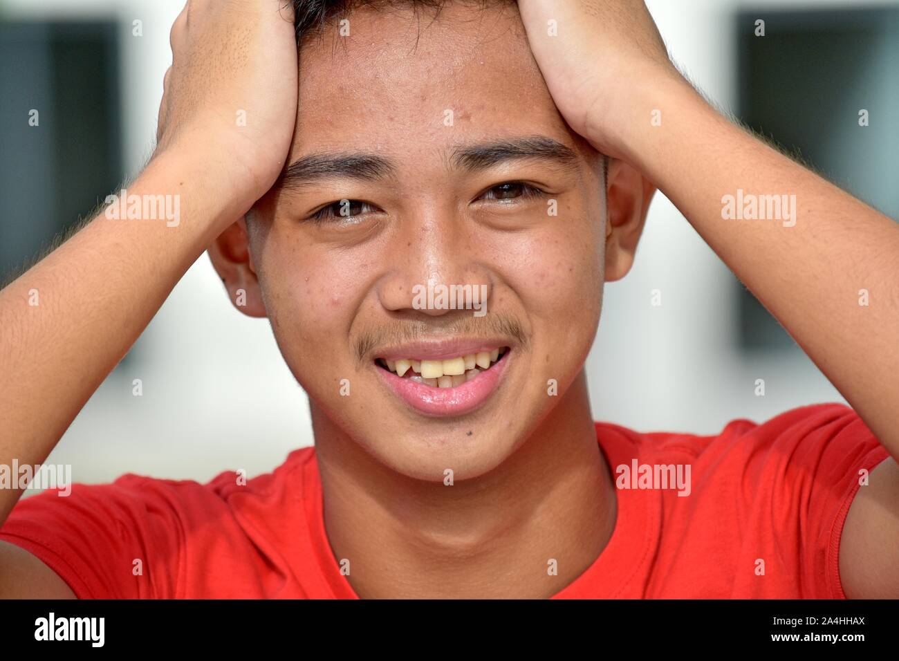 Teenager Boy And Memory Loss Stock Photo - Alamy
