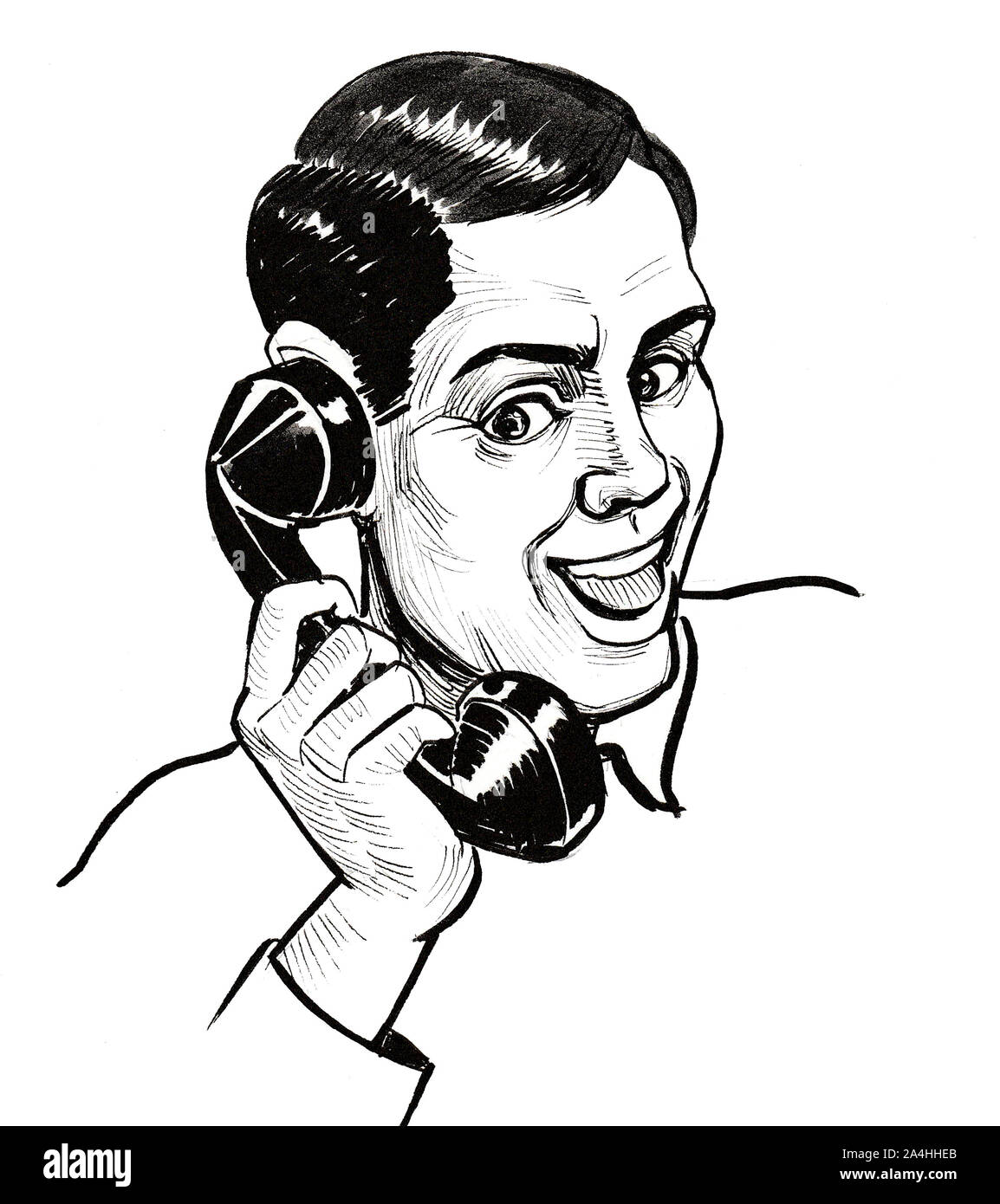 Man speaking cartoon Cut Out Stock Images & Pictures - Alamy