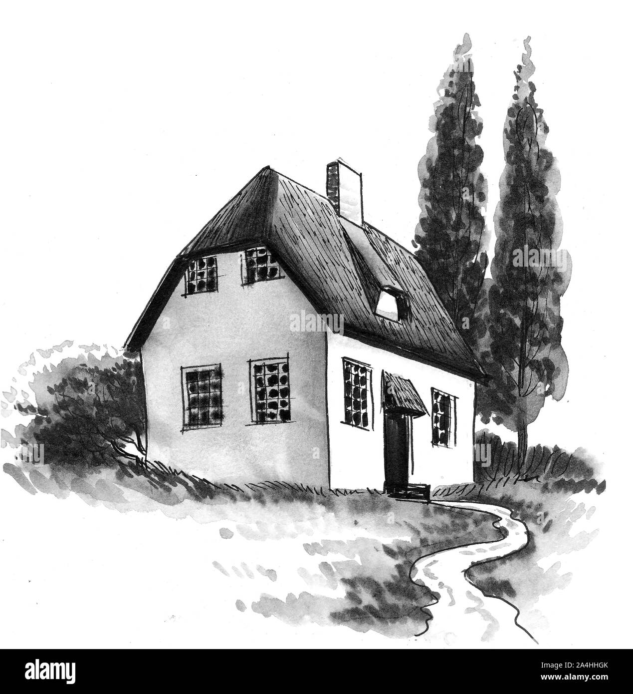 Sketches Of Old Cottages