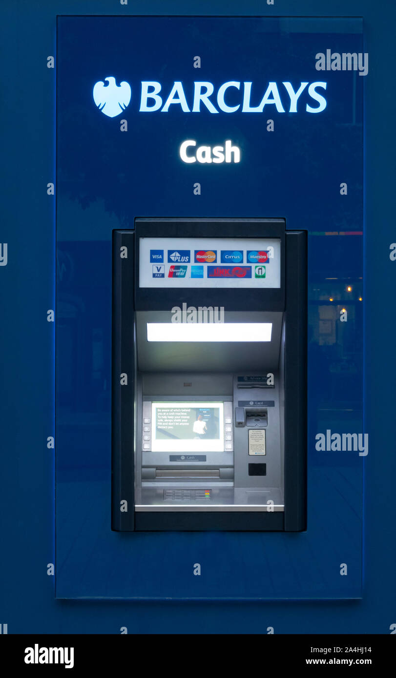 Barclays bank atm hi-res stock photography and images - Alamy