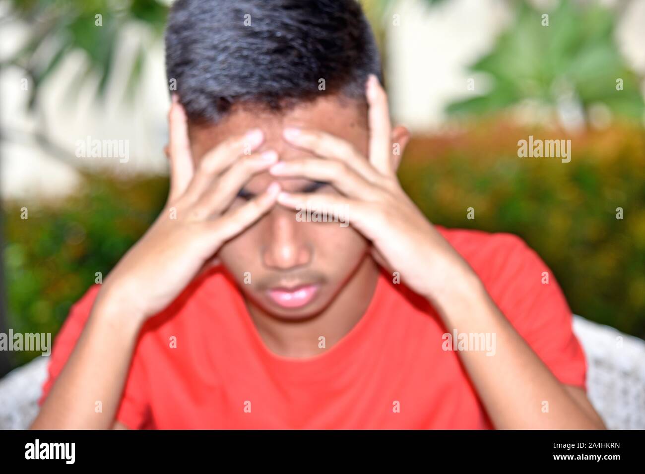 Worried handsome hi-res stock photography and images - Alamy
