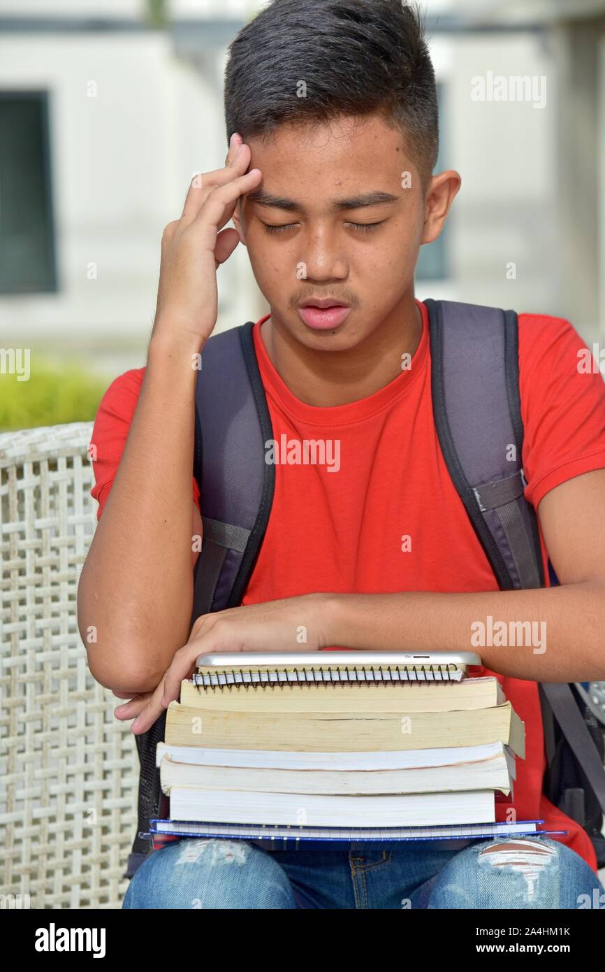 Anxiety male school hi-res stock photography and images - Alamy