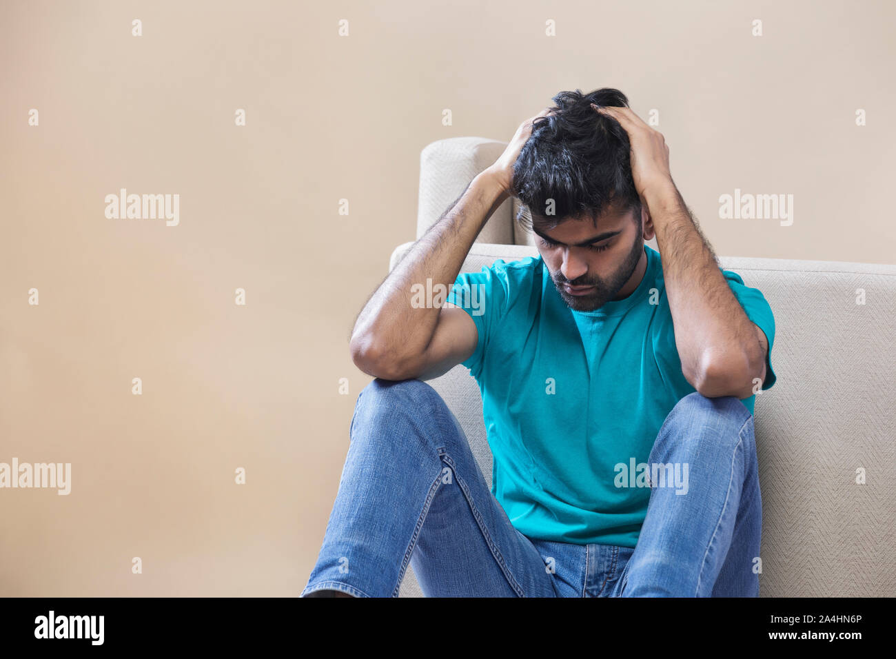 Man in deep tension hi-res stock photography and images - Alamy