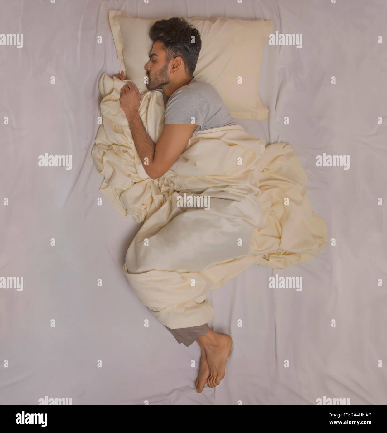 Man sleep hi-res stock photography and images - Alamy