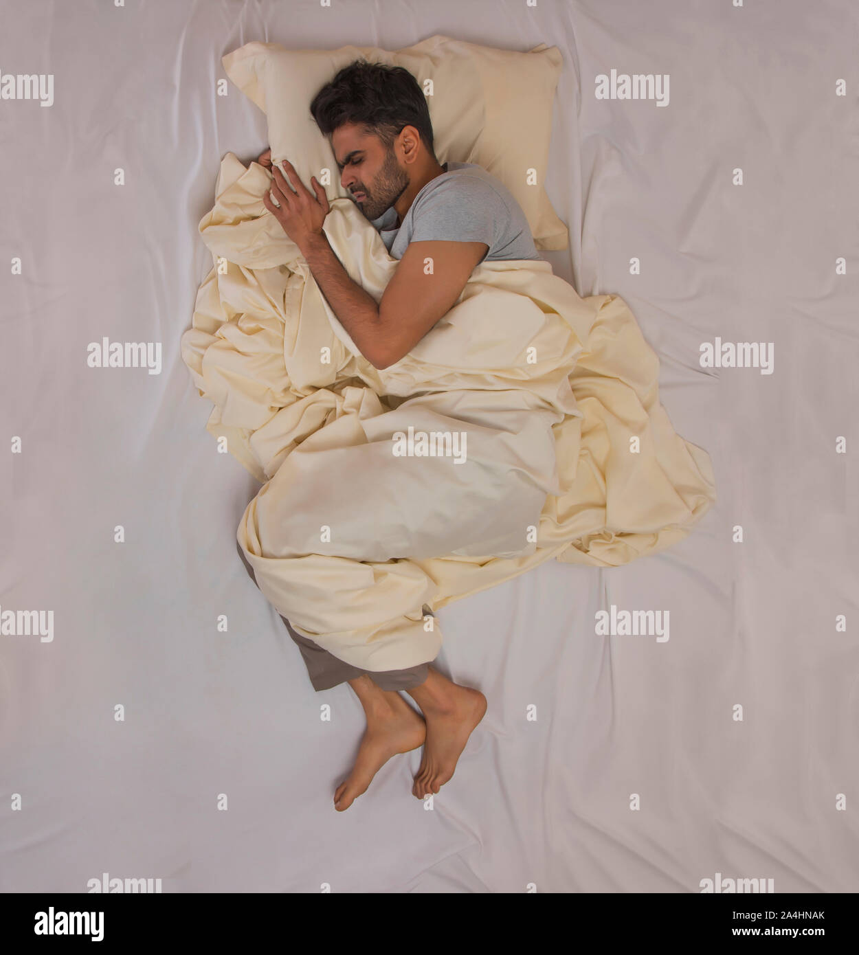 Man sleeping nightmare hi-res stock photography and images - Alamy