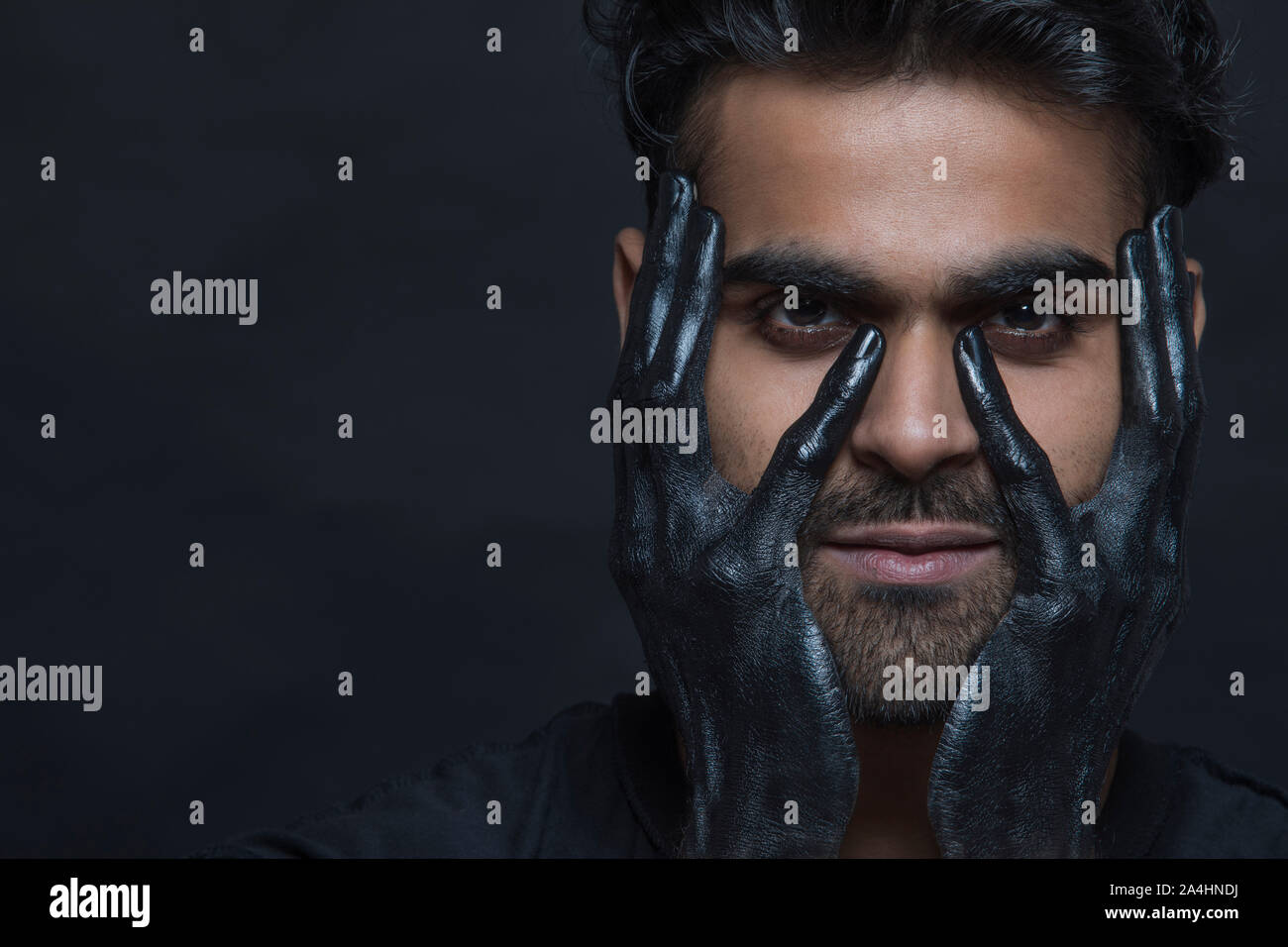 portrait of a man deep in depression Stock Photo - Alamy