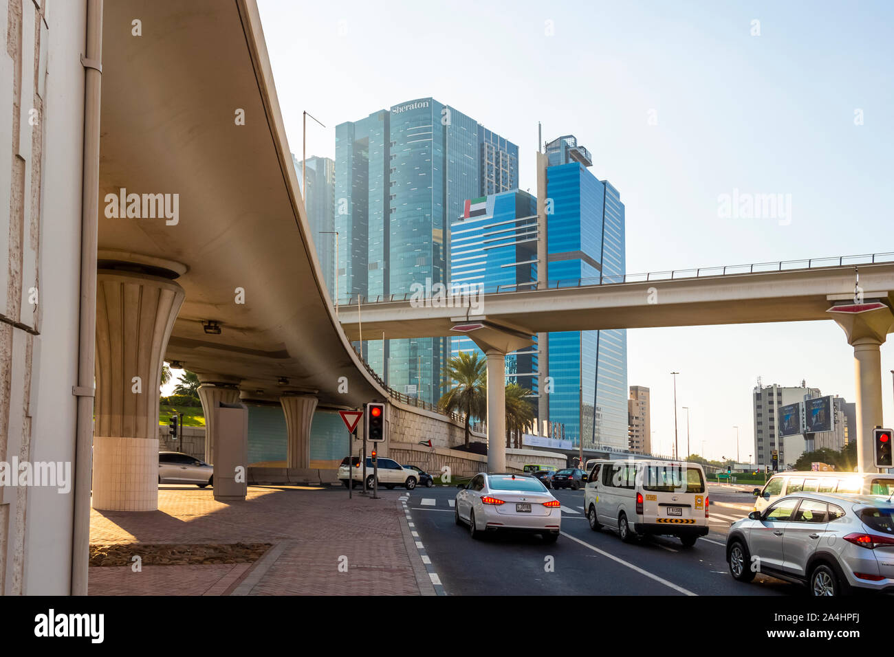 Uae dubai highway motorway construction hi-res stock photography and ...
