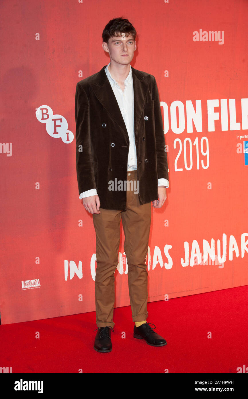 Sam Haygarth, Seen arriving for JOJO Rabbit, Premiere at London Film ...