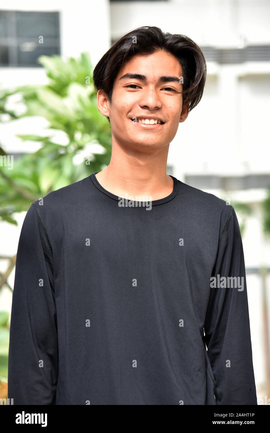 Happy Asian Person Stock Photo - Alamy
