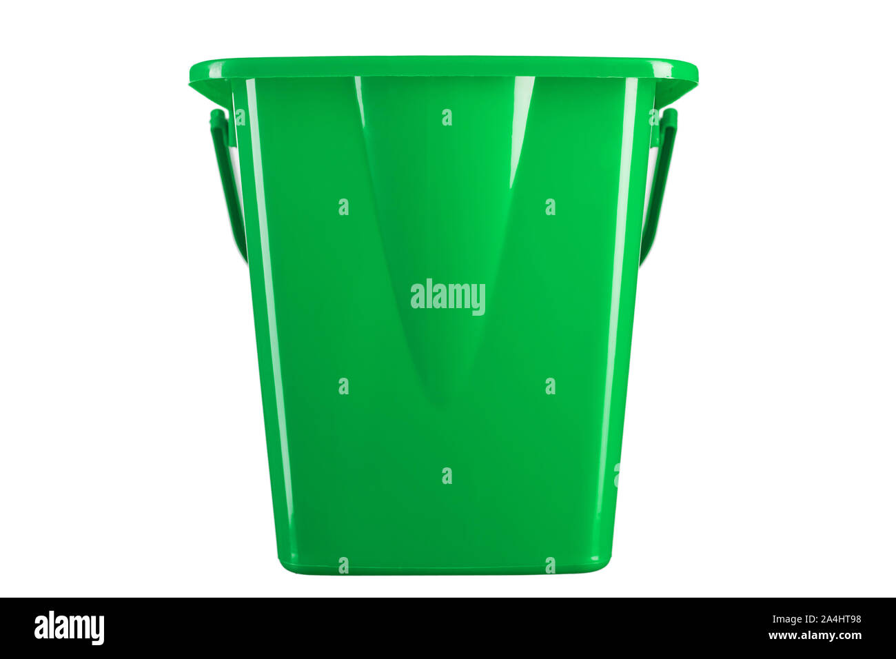 green bucket for mopping isolated on a white background. file contains ...