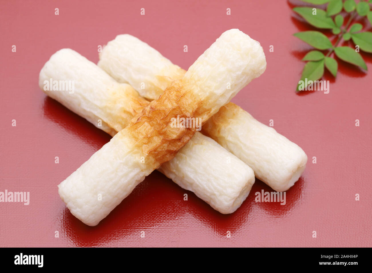 Japanese food, Chikuwa kamaboko Stock Photo - Alamy