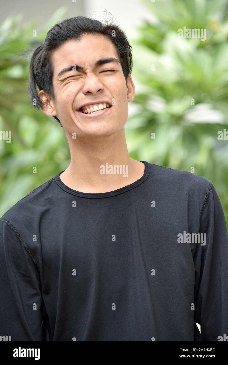 Stressed Young Filipino Person Stock Photo - Alamy