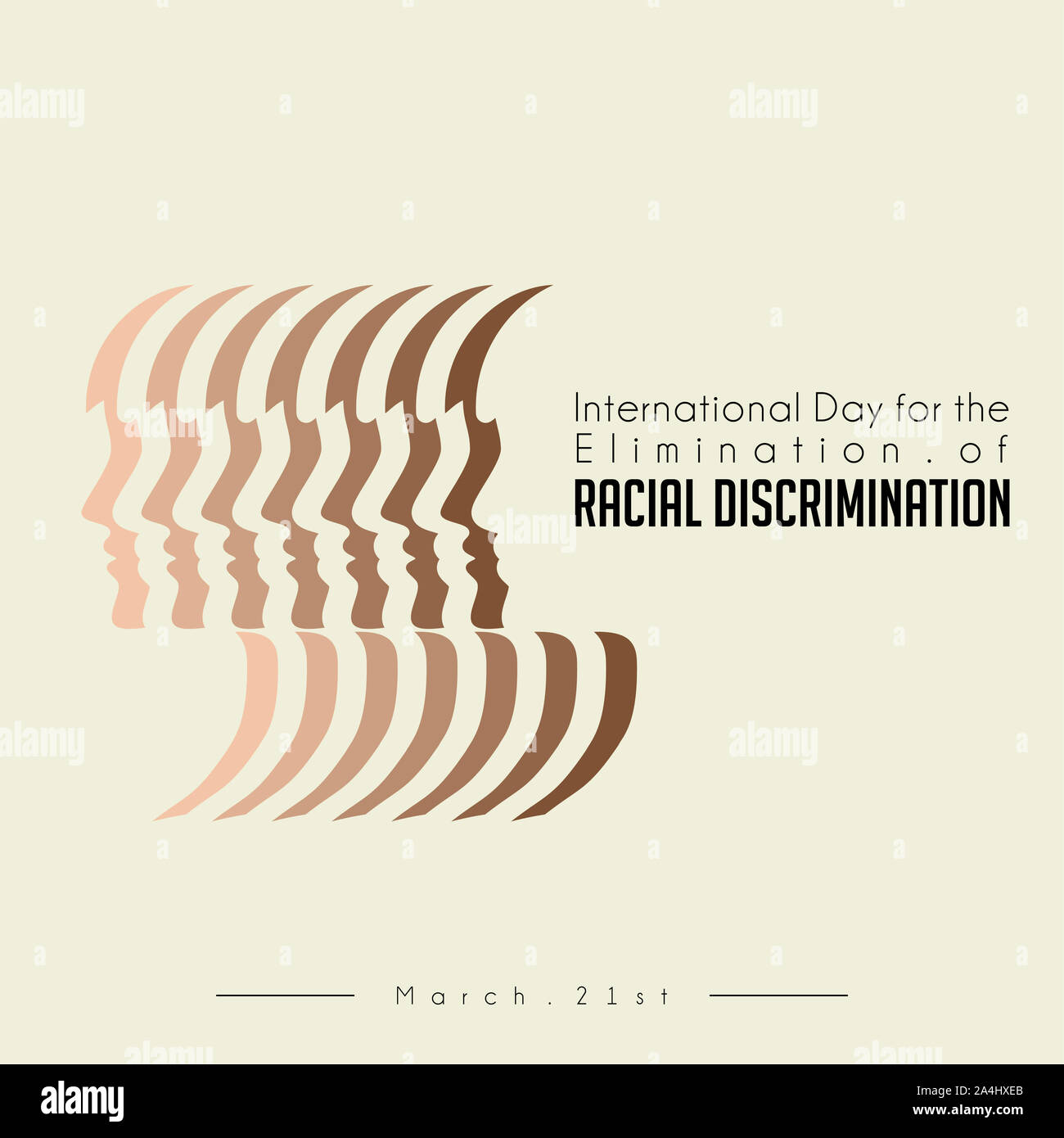Elimination of racial discrimination day hi-res stock photography and ...