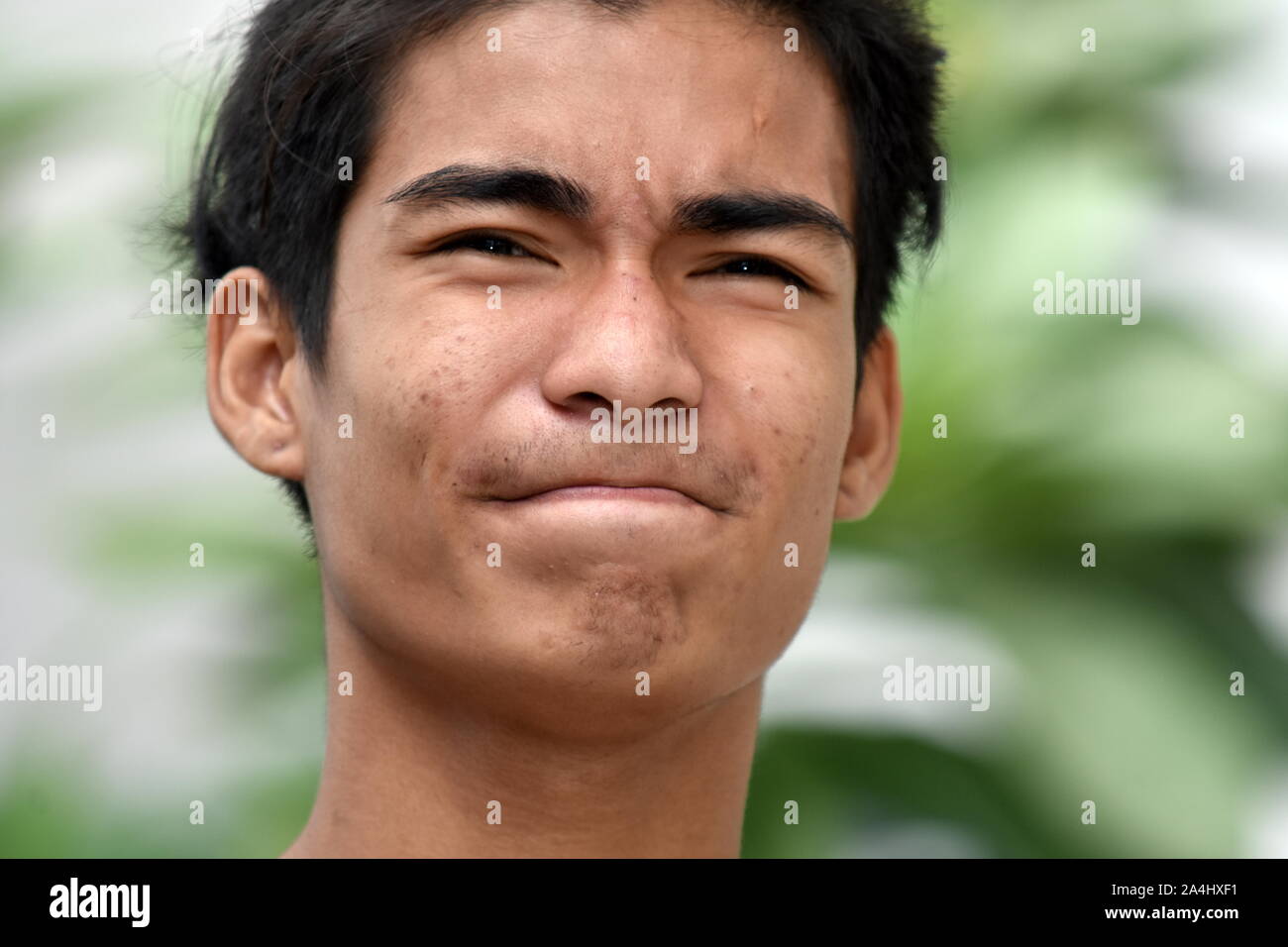 Confused Filipino Person Stock Photo - Alamy