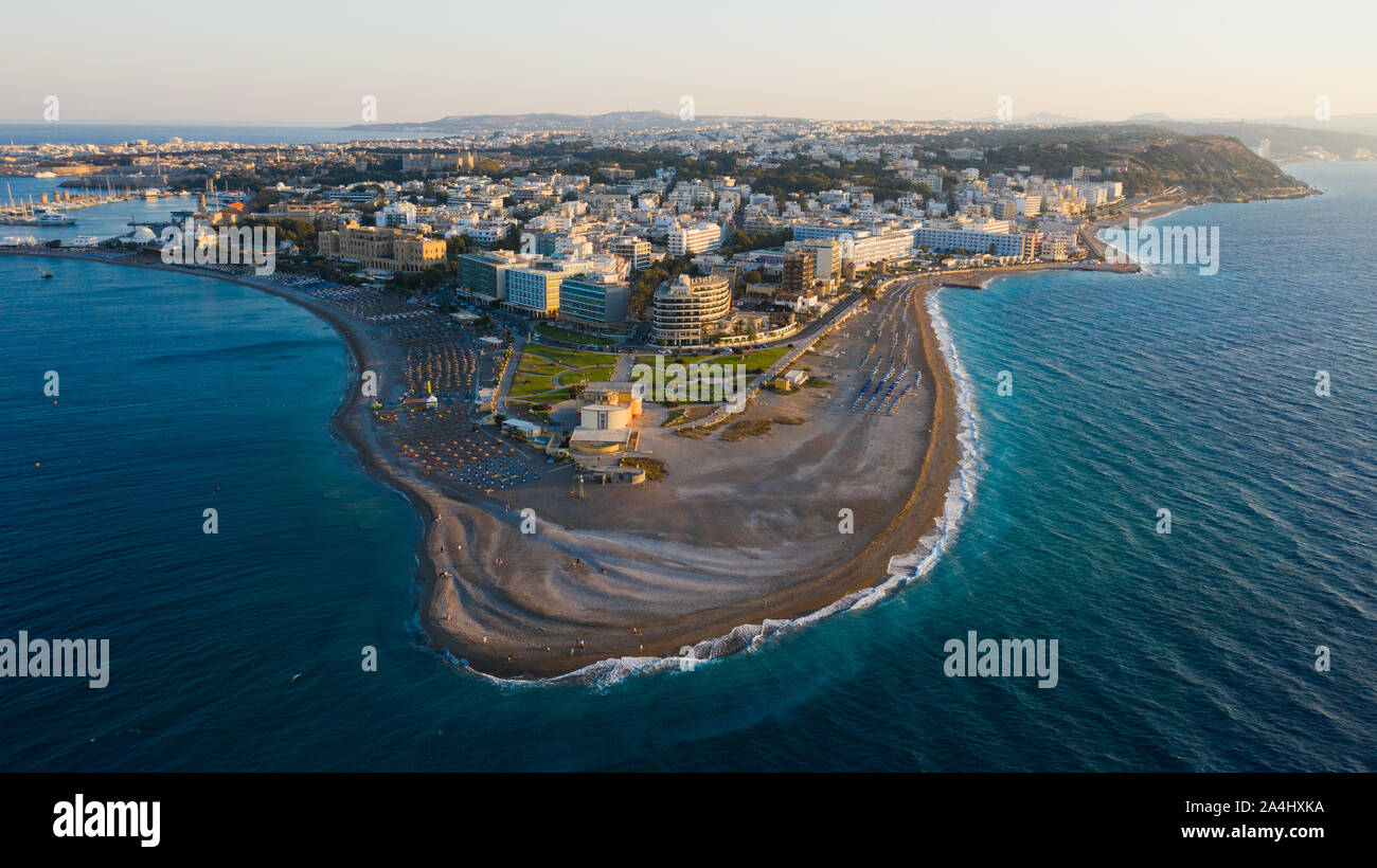 Aerial shot residential town beach hi-res stock photography and images ...