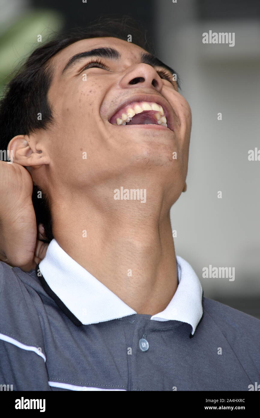 Laughing Handsome Filipino Male Stock Photo - Alamy