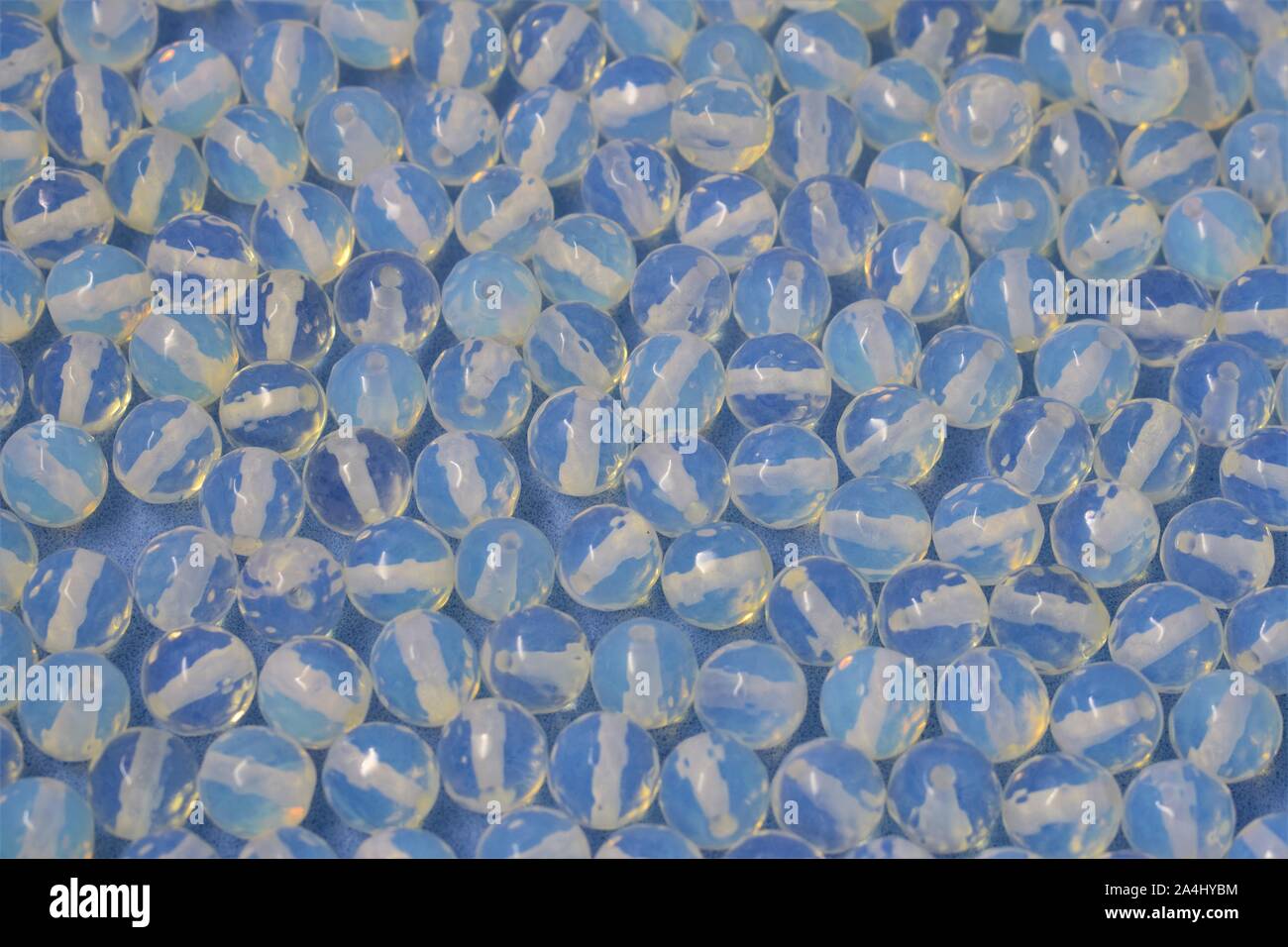 Transparent gems called Moonstone on blue sky background Stock Photo ...
