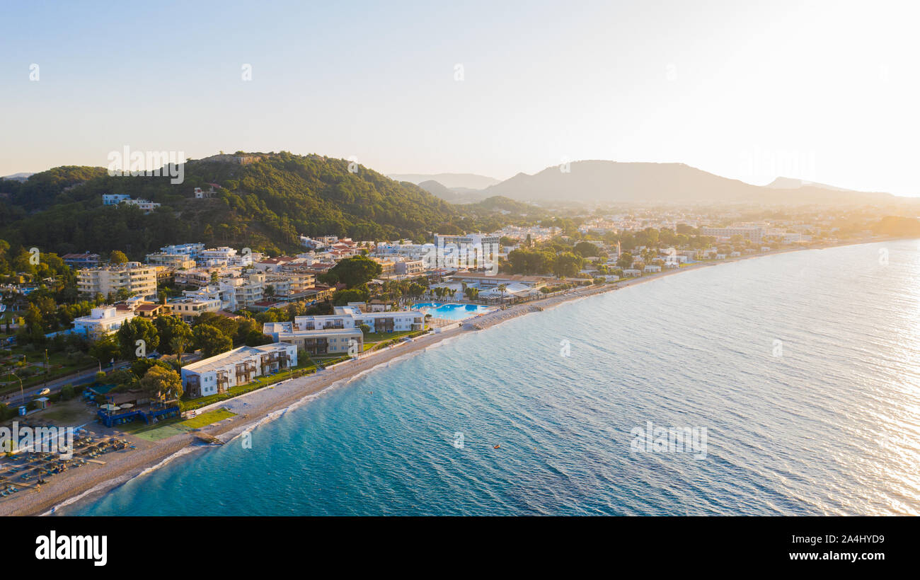 Birds eye view of rhodes hi-res stock photography and images - Alamy