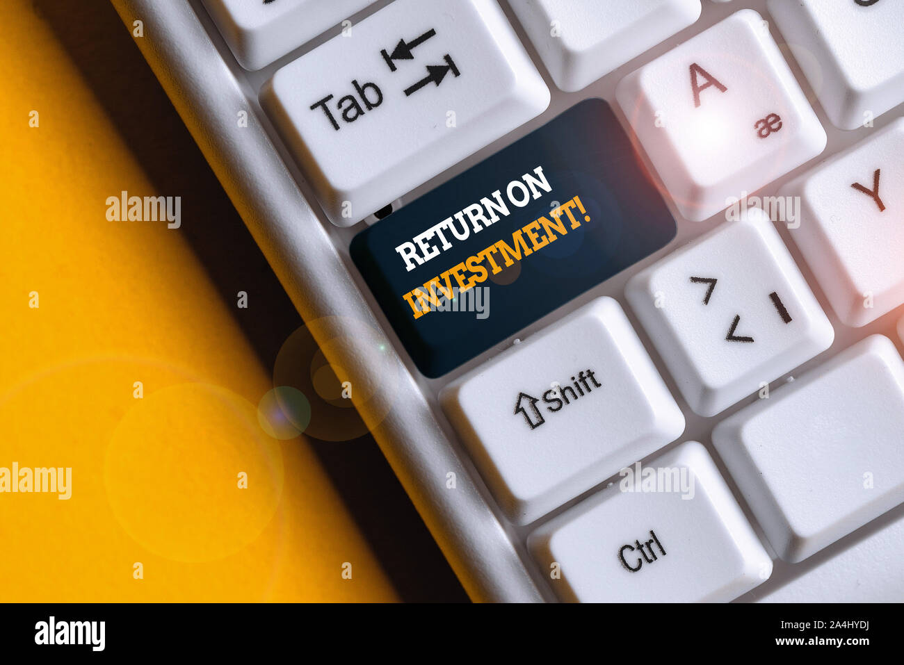 Conceptual hand writing showing Return On Investment. Concept meaning ...