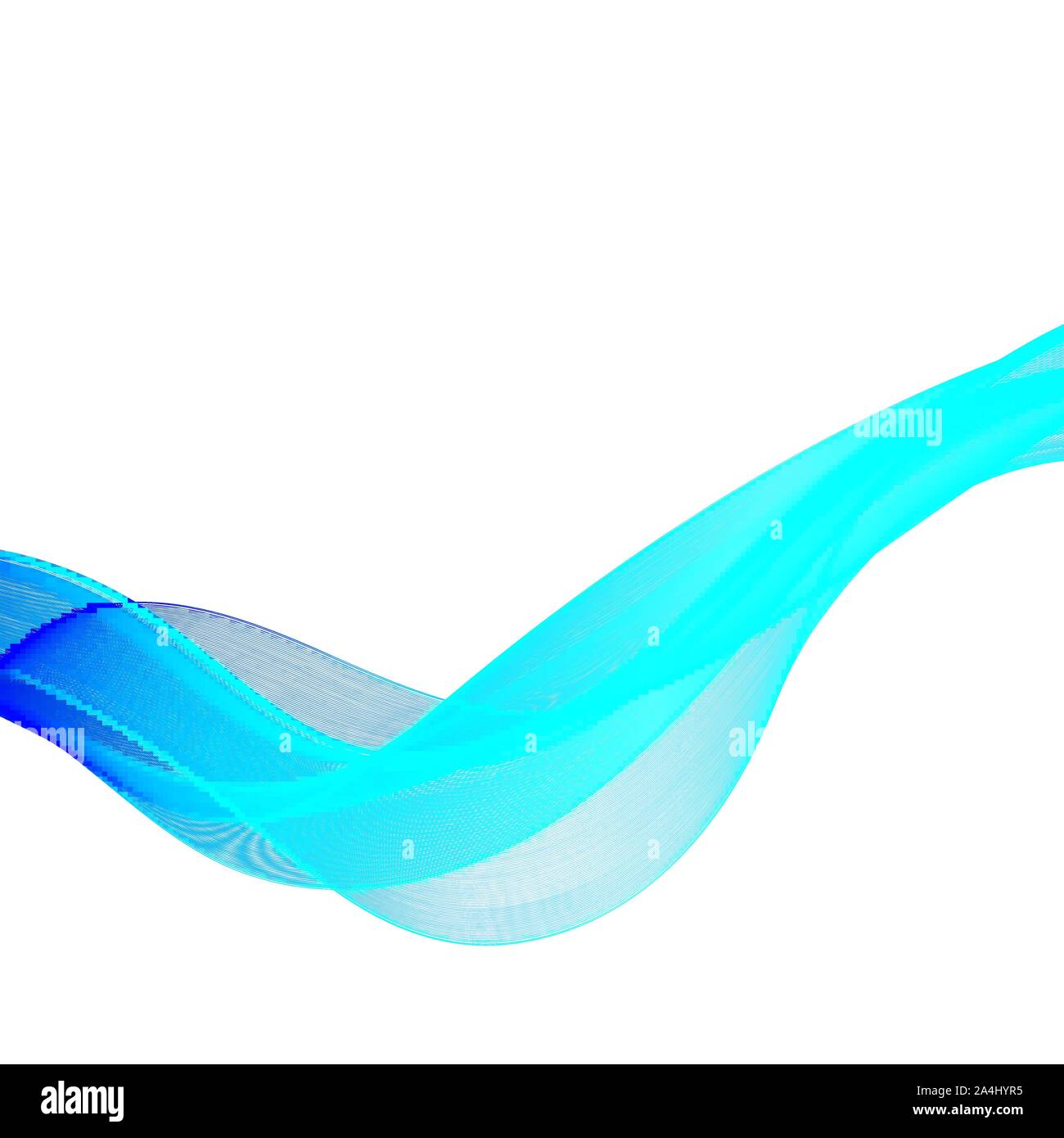 blue abstract wave. curved lines. vec tor geometric background Stock ...