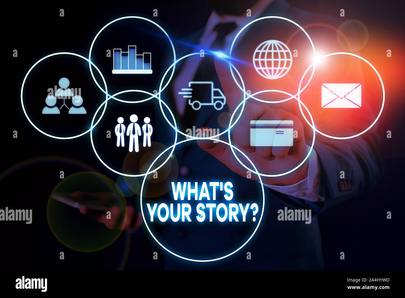 Text sign showing What S Your Story Question. Business photo showcasing ...