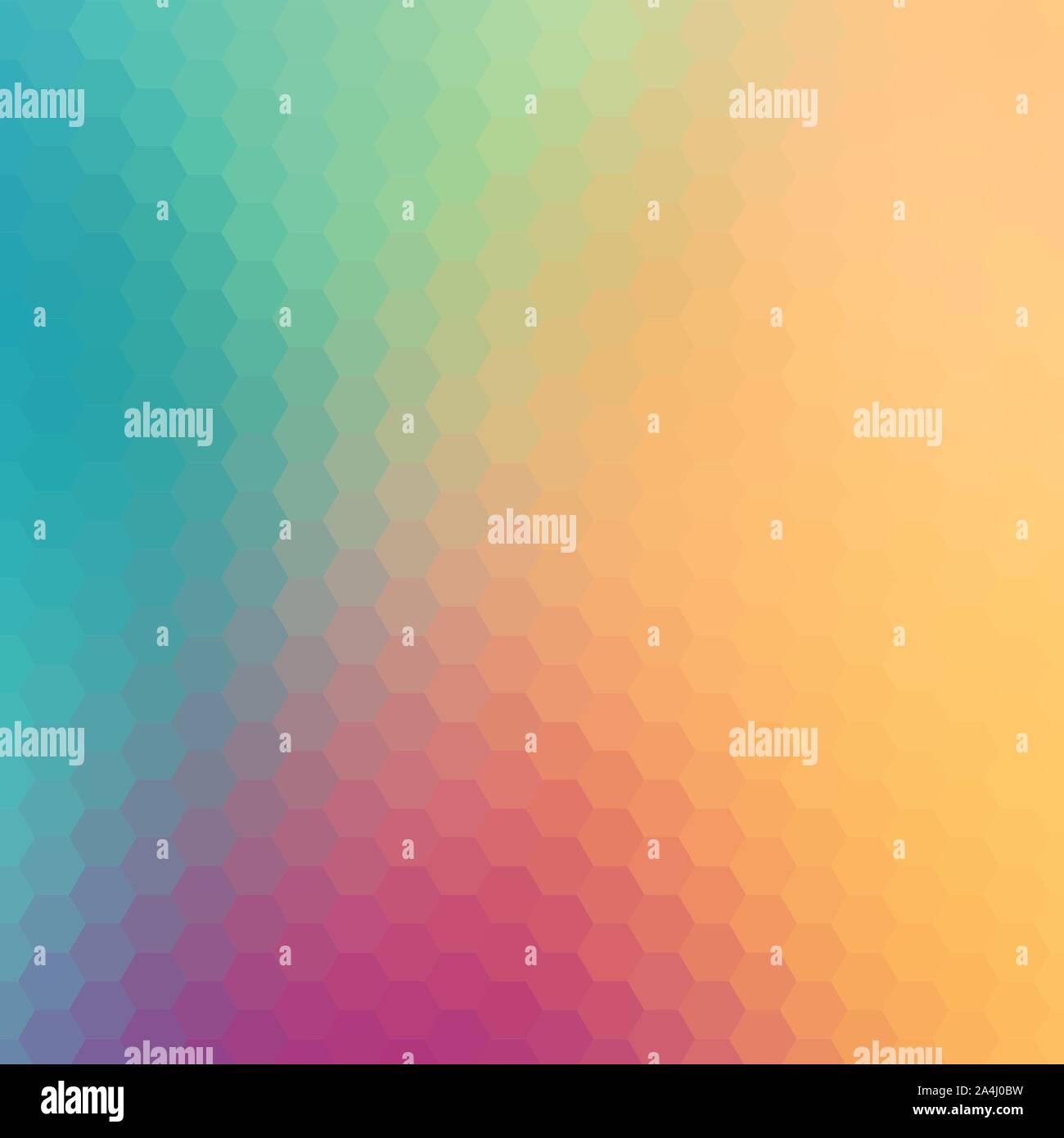 rainbow colored colors. vector hexagons. abstract background. layout ...