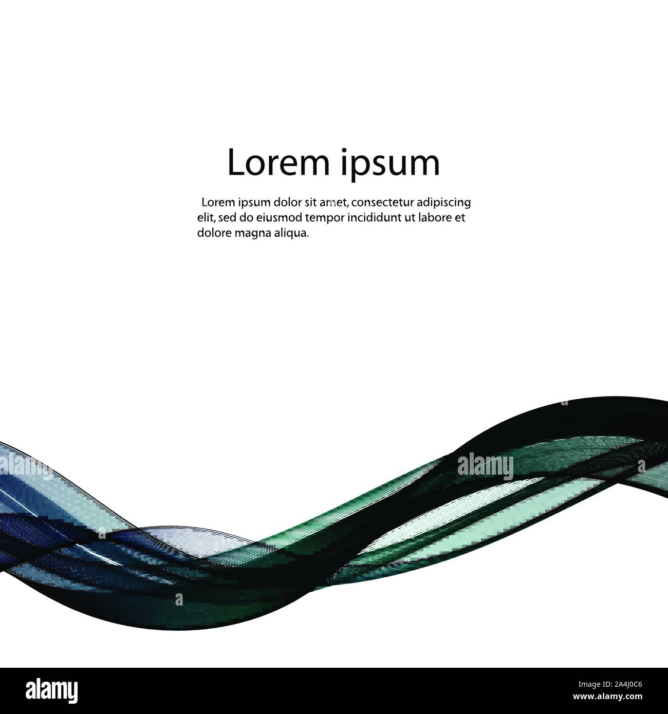 vector abstract wave. layout for advertising. template for presentation ...