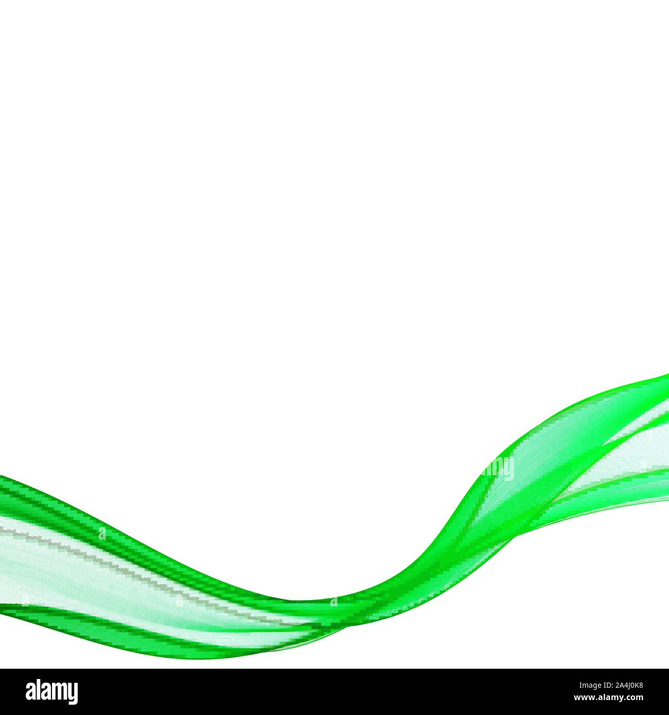 green vector wave. presentation template Stock Vector Image & Art - Alamy