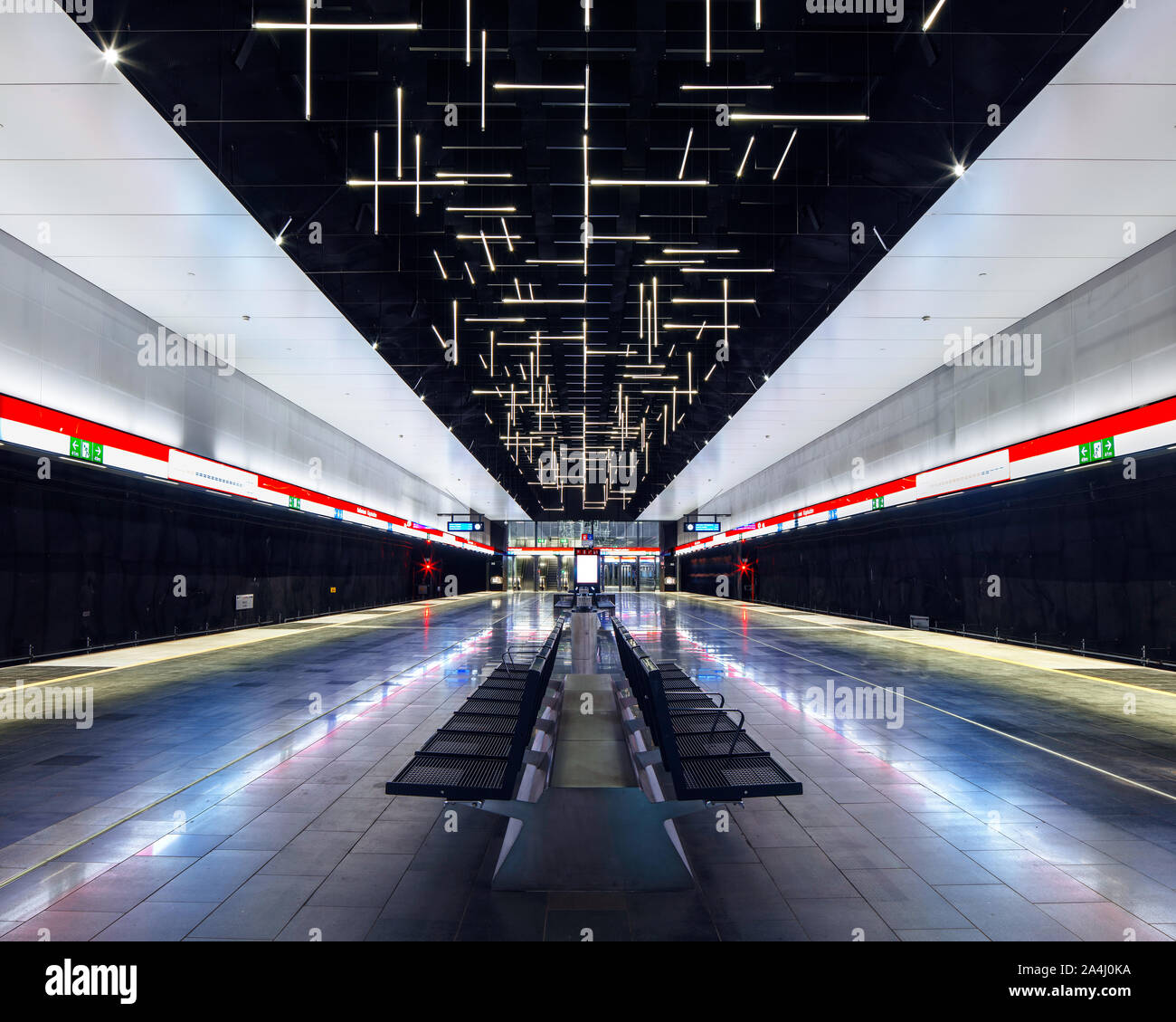 Helsinki, Finland - the underground metro system is much like the rest ...