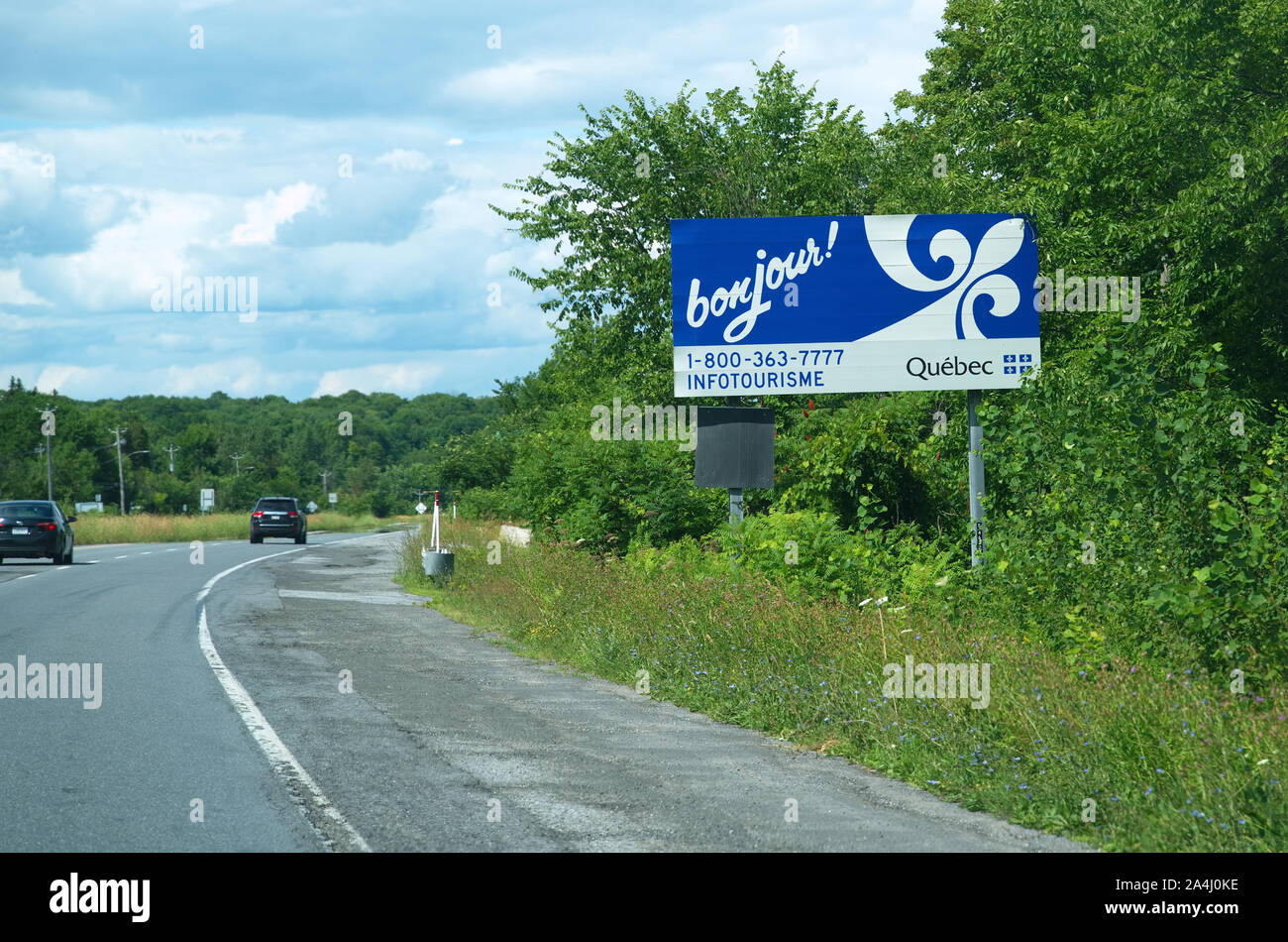 Welcome to quebec hi-res stock photography and images - Alamy