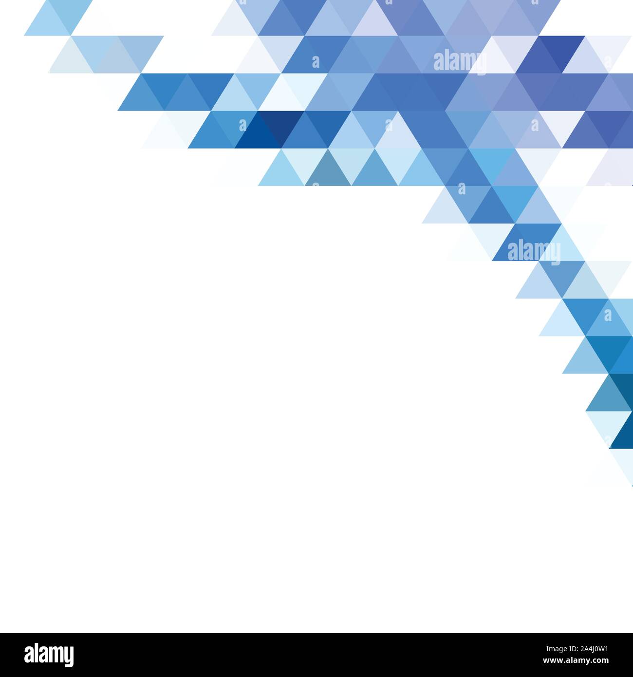 blue triangles. Abstract illustration for advertising layout Stock ...