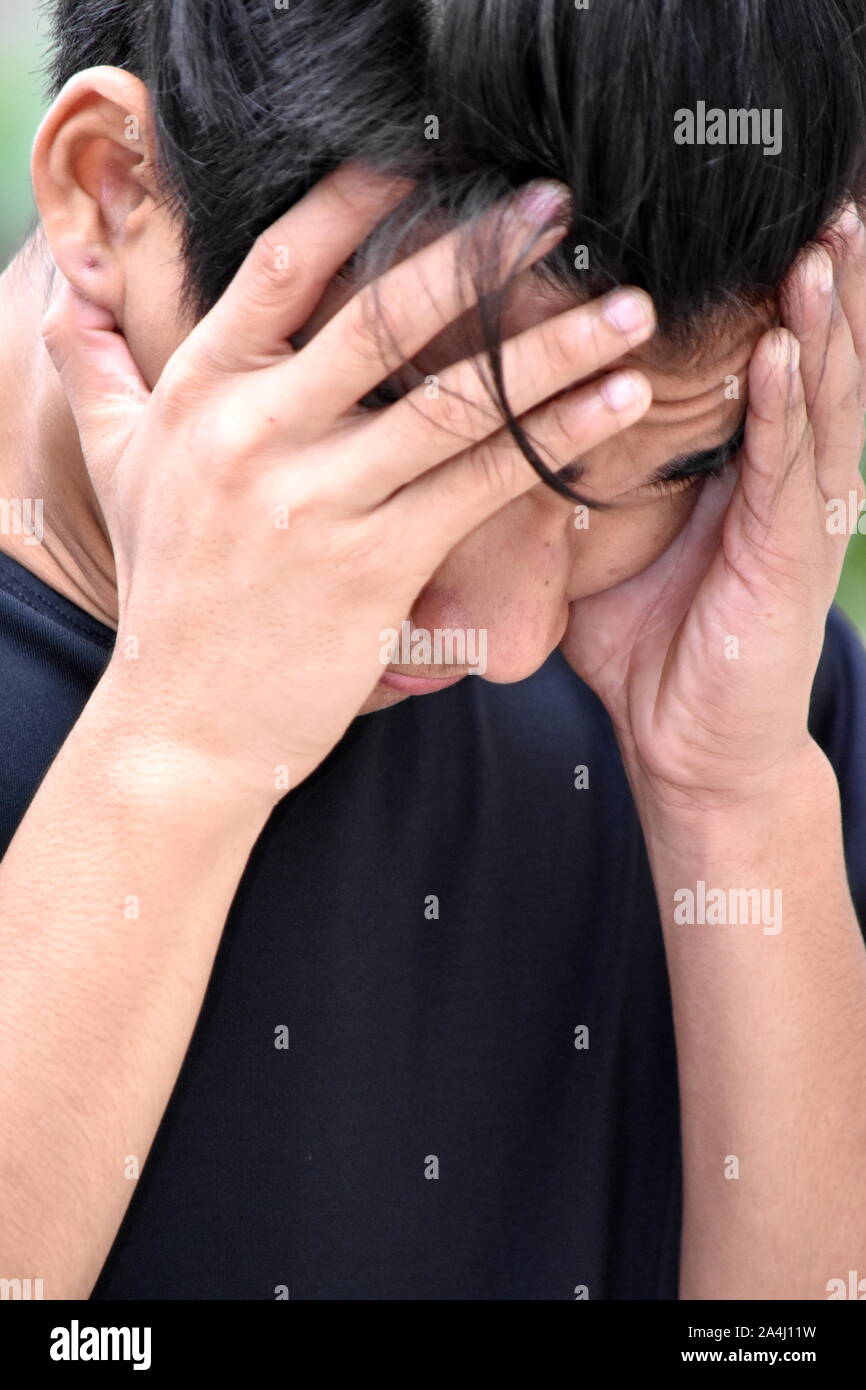 Person Under Stress Stock Photo - Alamy