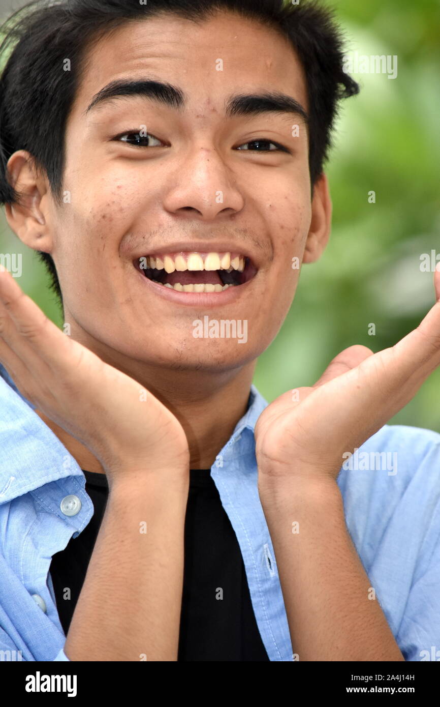 Silly Filipino Male Stock Photo - Alamy
