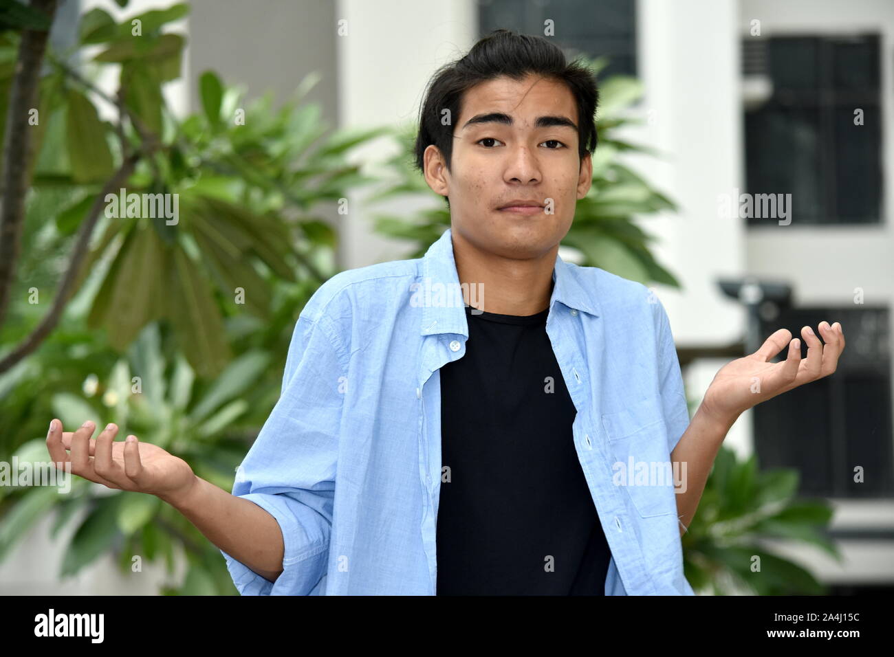 An Indecisive Male Person Stock Photo - Alamy