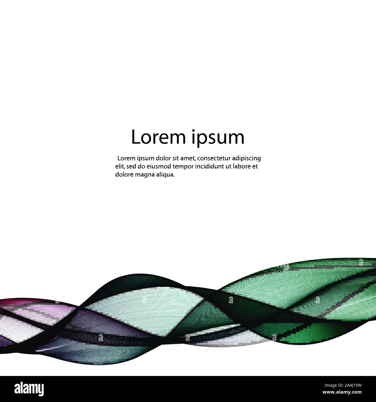 vector abstract wave. layout for advertising Stock Vector Image & Art ...