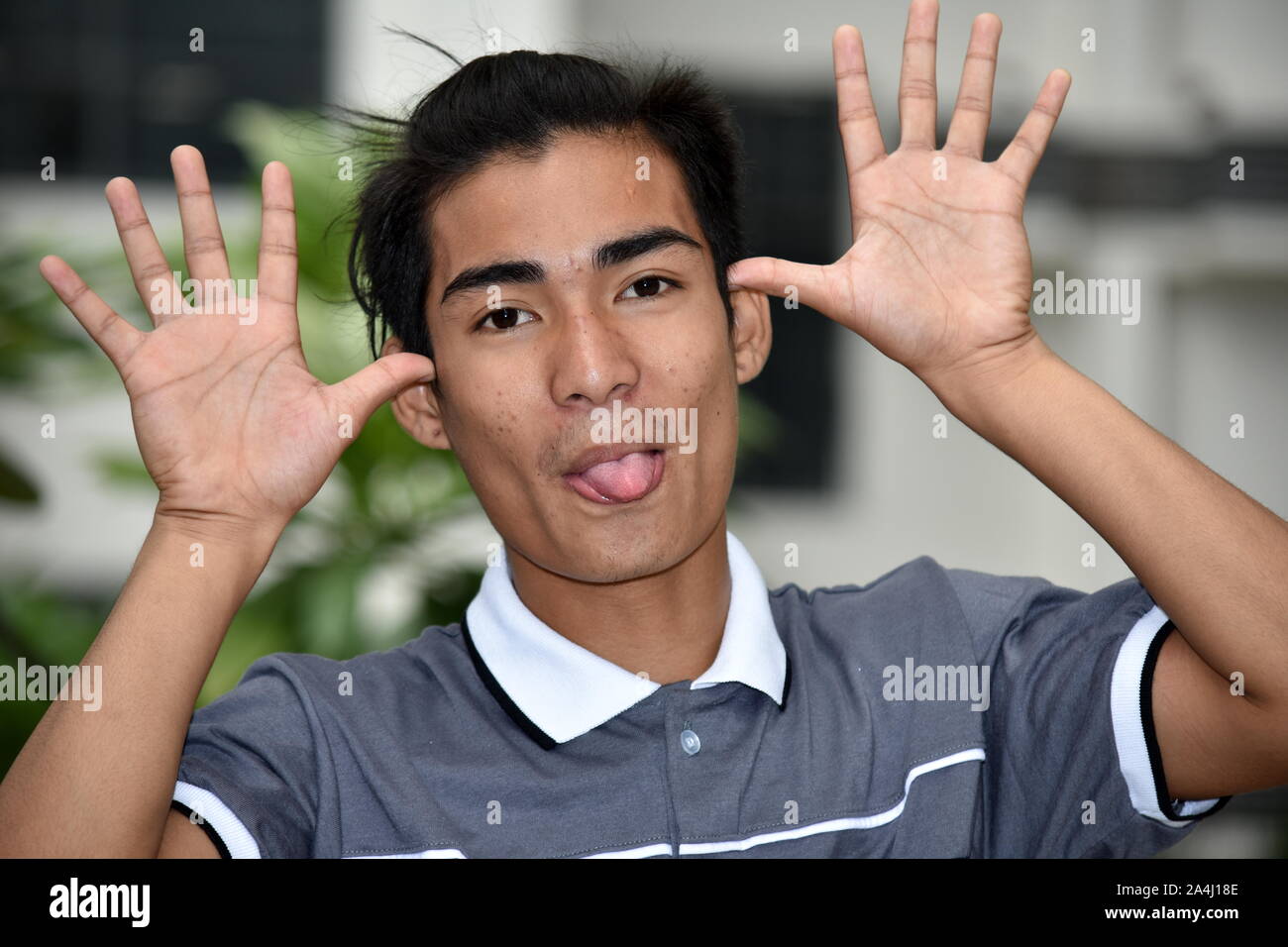 Goofy Male Person Stock Photo - Alamy