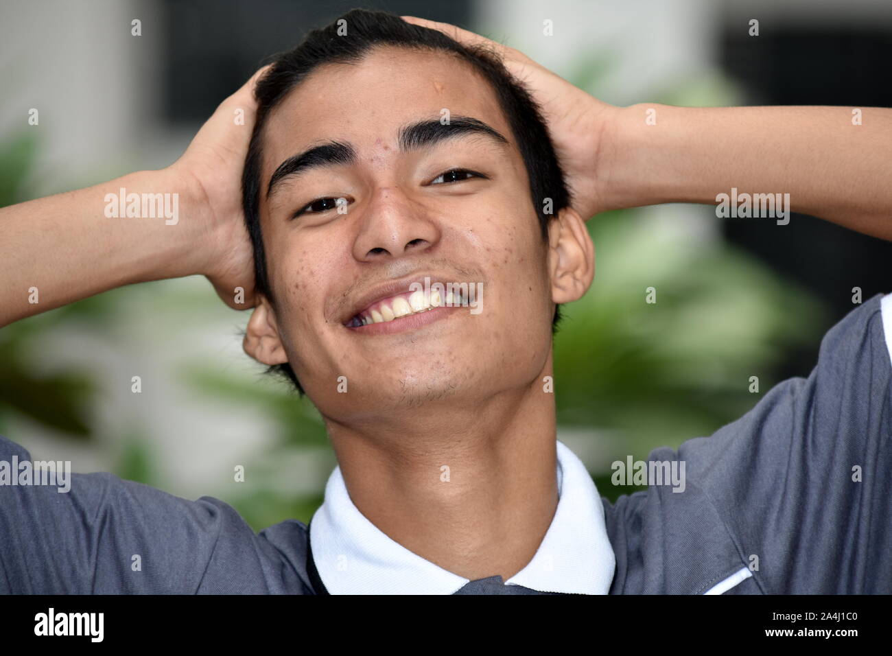 Handsome Minority Man Portrait Stock Photo - Alamy
