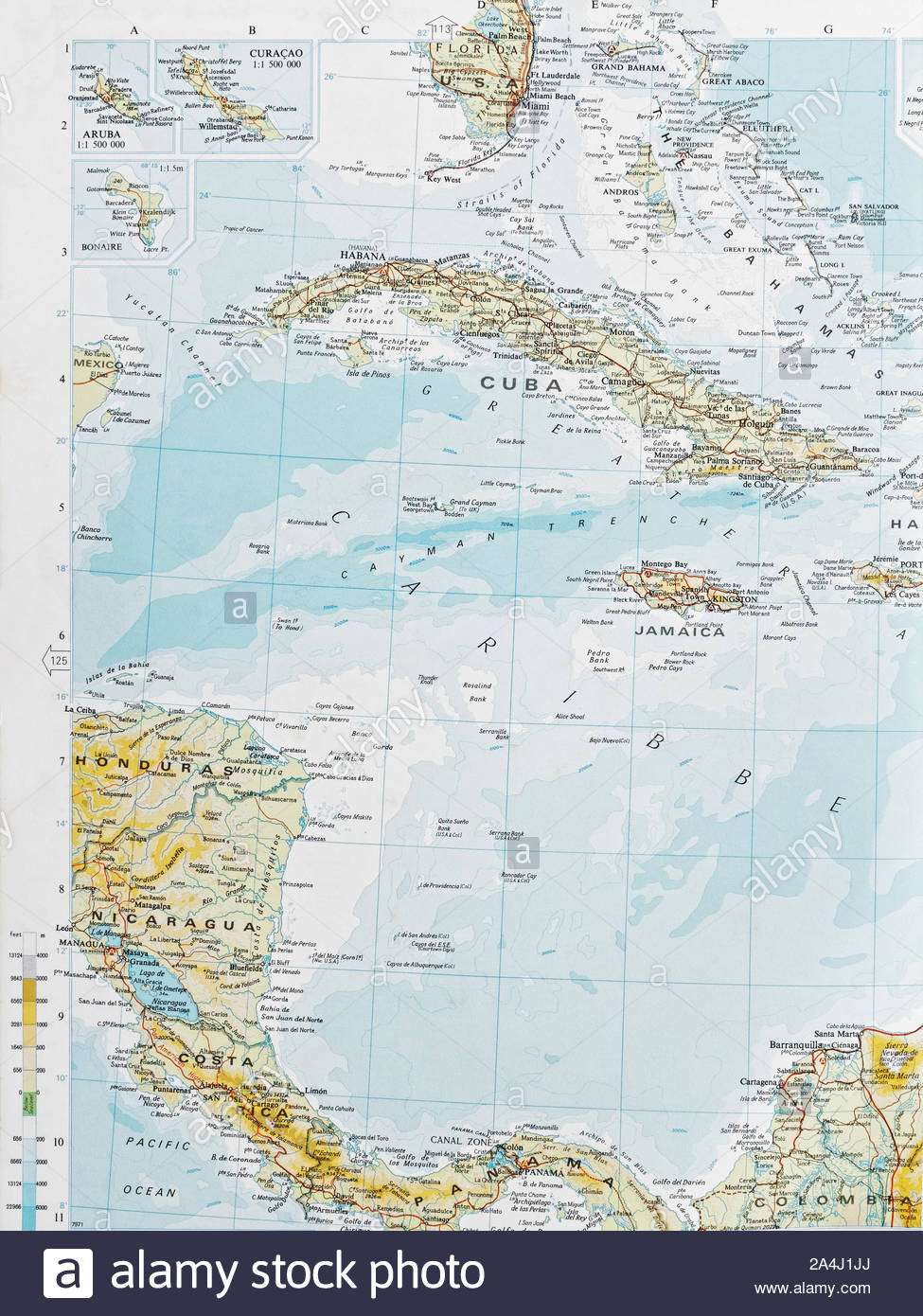 Map Of The Bahamas High Resolution Stock Photography and Images - Alamy