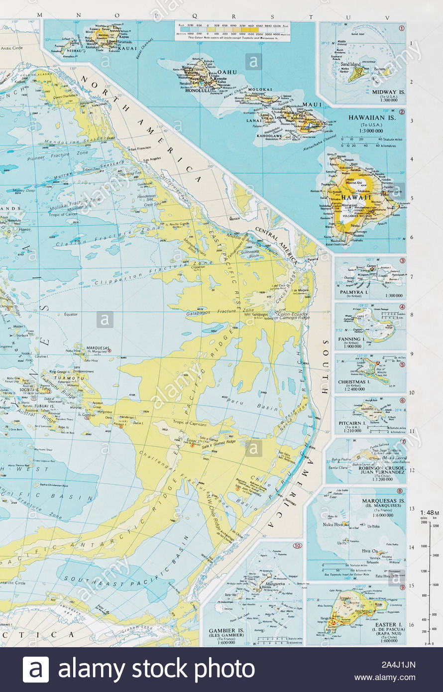 Map Of Marquesas Islands High Resolution Stock Photography and Images ...