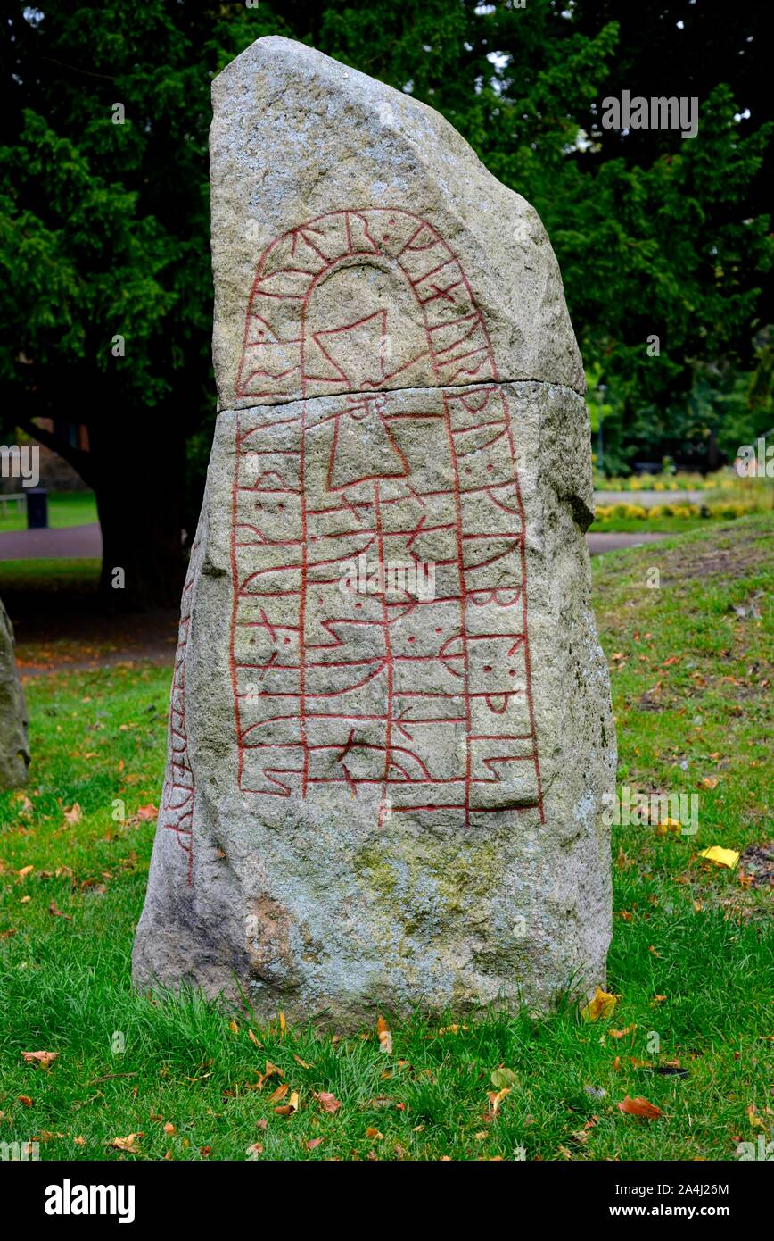 Rune Stone Sweden High Resolution Stock Photography and Images - Alamy
