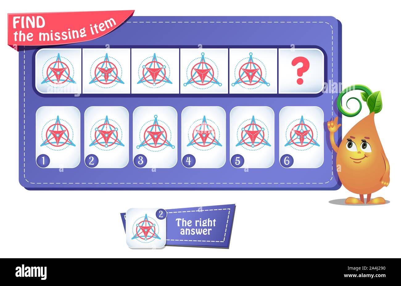 educational game, riddle for kids and adults. development of logic, iq ...