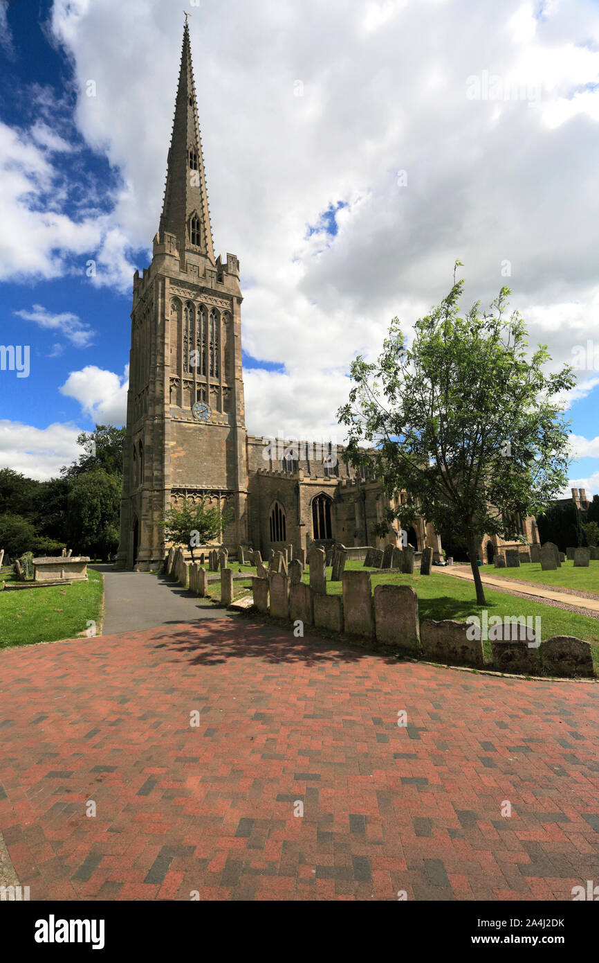 St Peters church, Oundle town, Northamptonshire, England, UK Stock ...