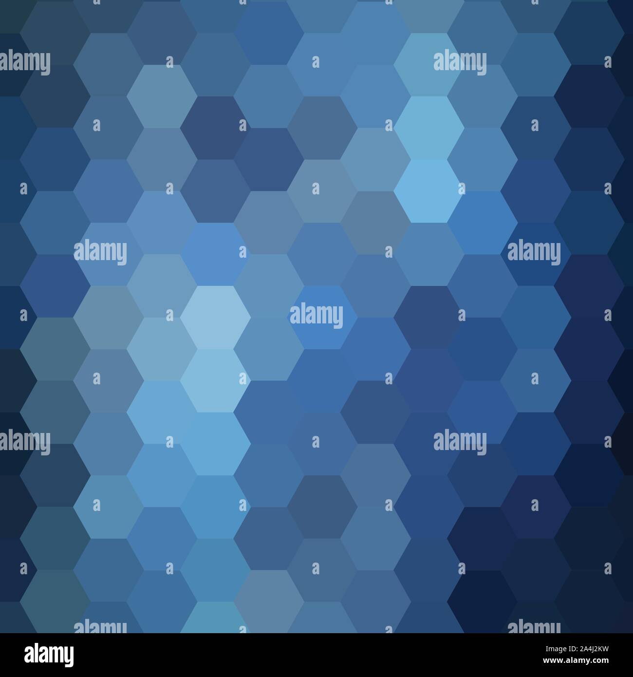 vector blue hexagons layout for presentation Stock Vector Image & Art ...