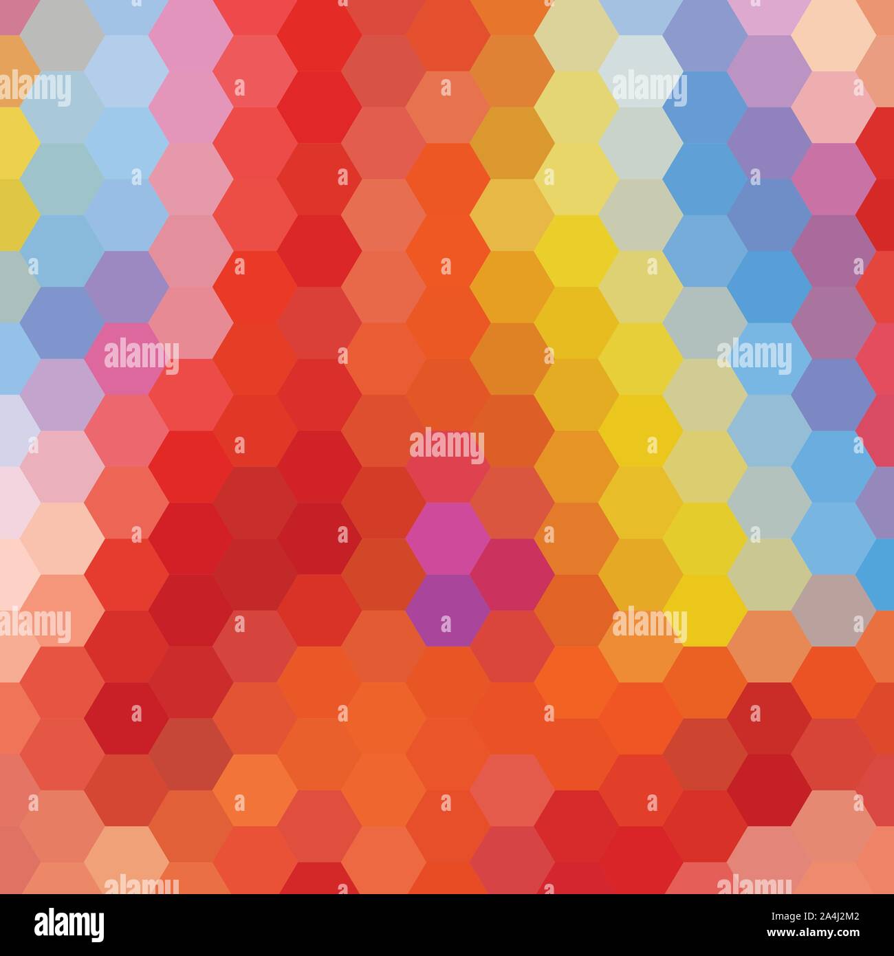 Abstract Hexagon Colorful Background. Vector illustration Stock Vector ...