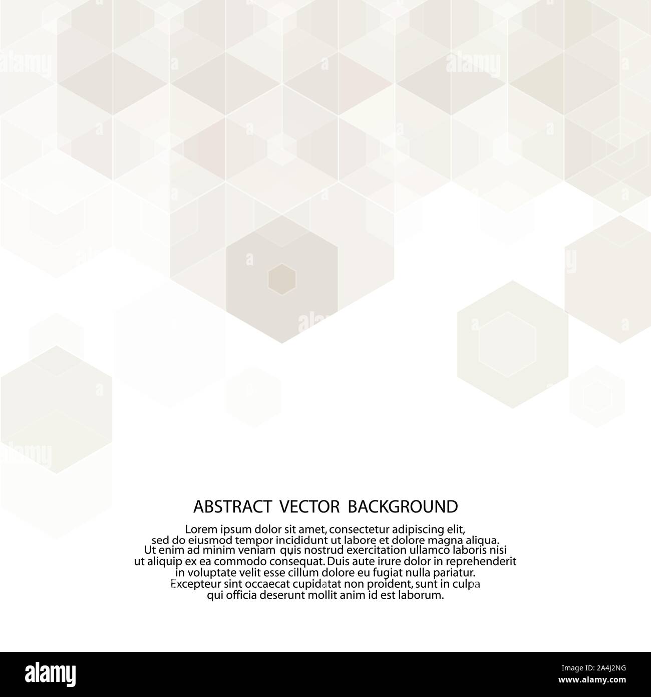 gray abstract background. layout for advertising gray hexagons Stock ...