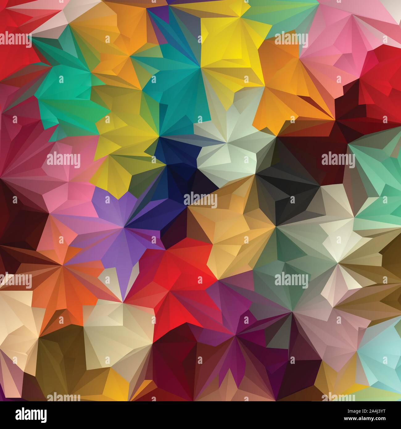 bright colored triangles. Abstract background. layout for advertising ...