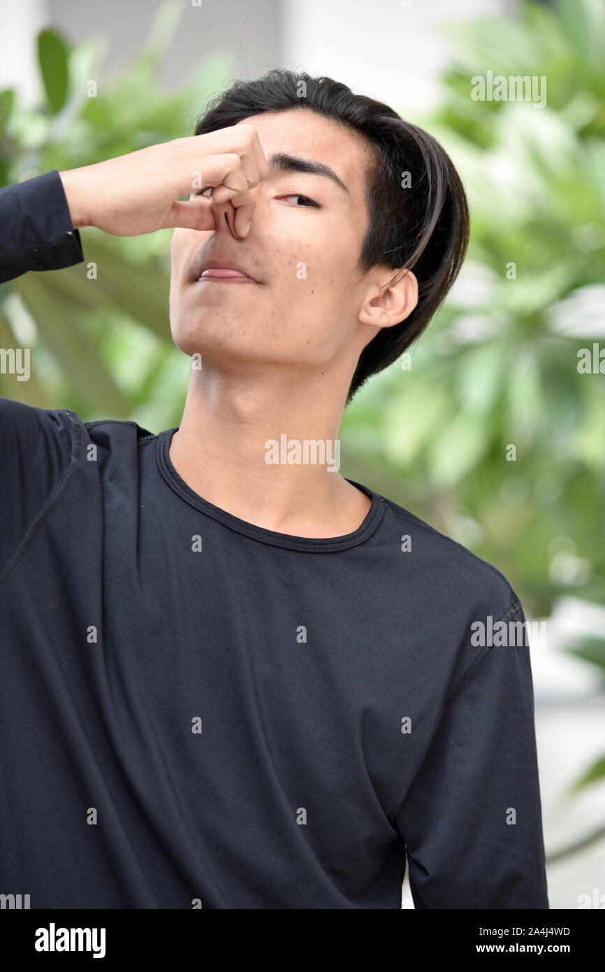 Stinky Young Asian Person Stock Photo - Alamy